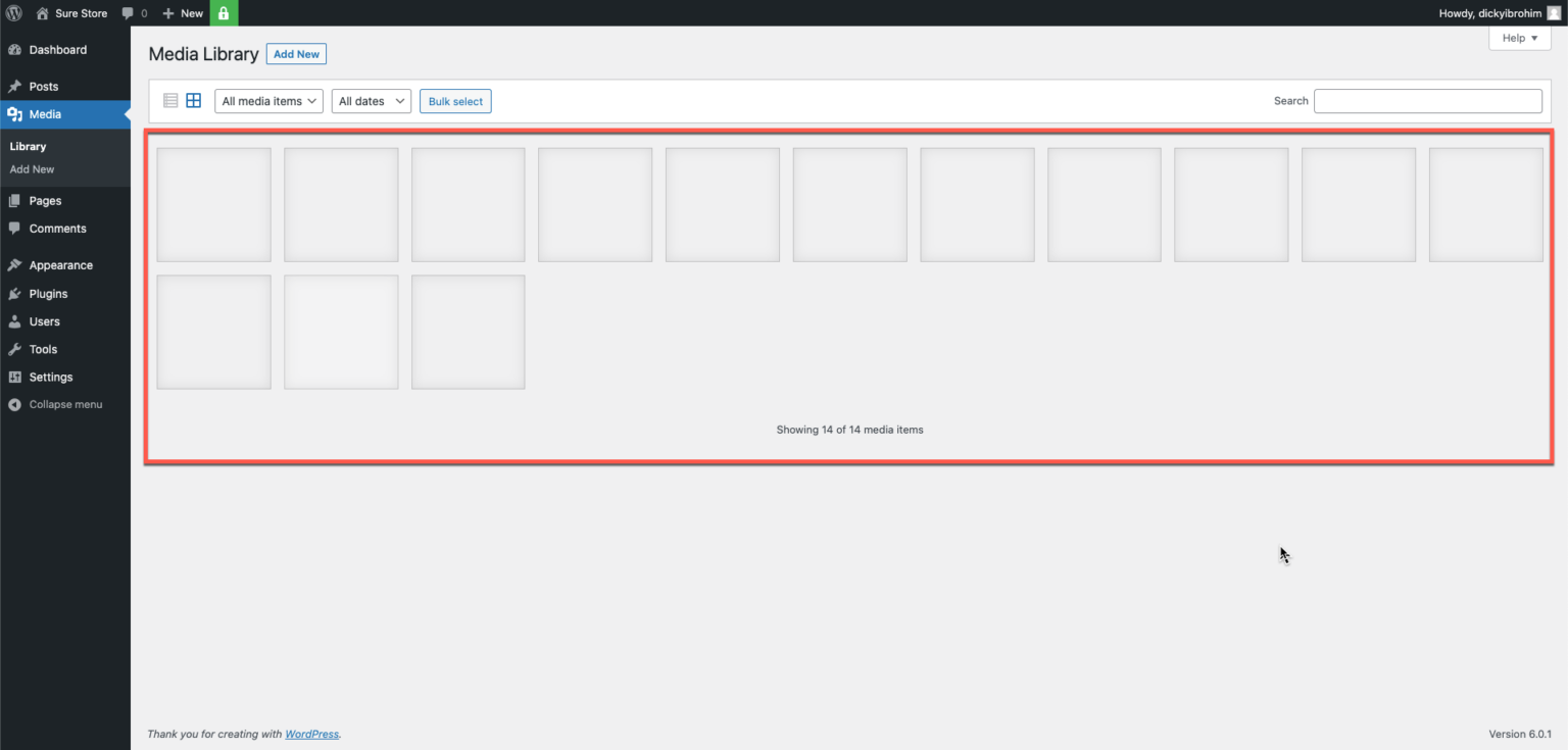 Cara Mengatasi Media Library Tiba-tiba Kosong Atau Blank